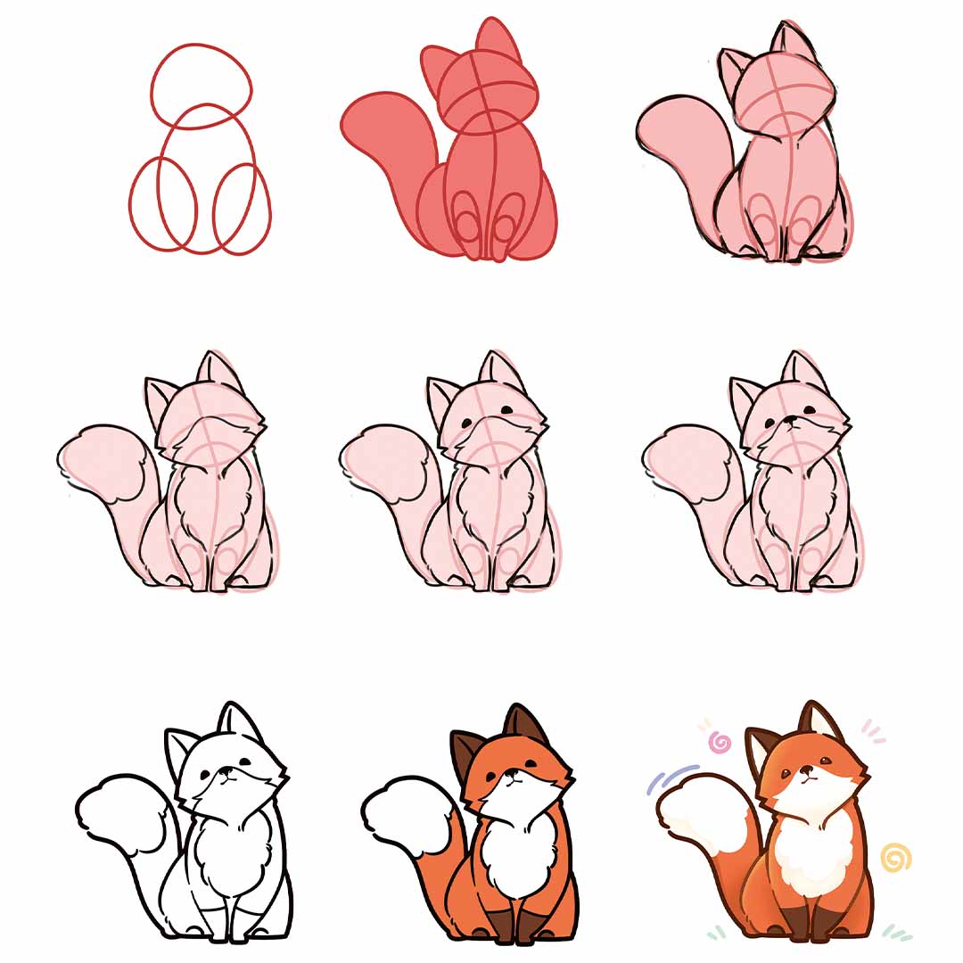 DIY-Anleitung | Kawaii-Fuchs zeichnen | EMF Verlag